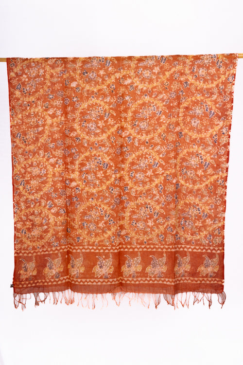 Creative Bee 'HALLEY' Natural dye, hand & Block -painted Batik linen s